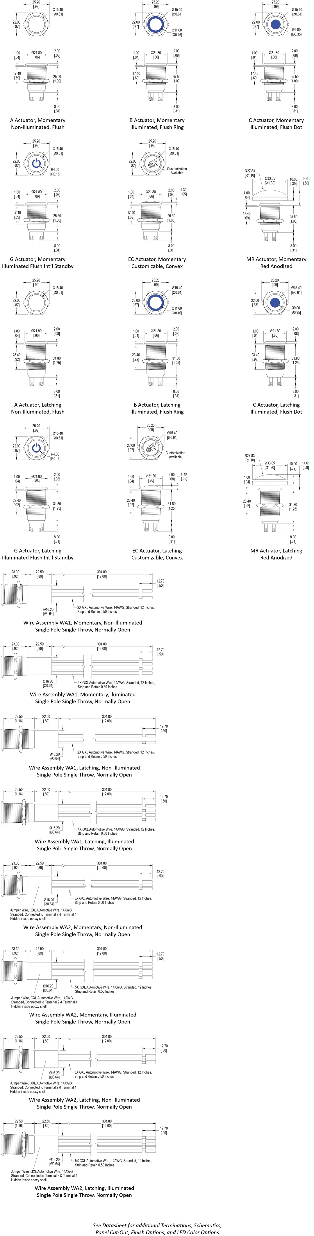 Buy AH Series Illuminated Anti-Vandal Push Button Switch - CIT Relay ...